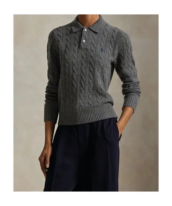 Polo Ralph Lauren Cable Knit Polo Shirt