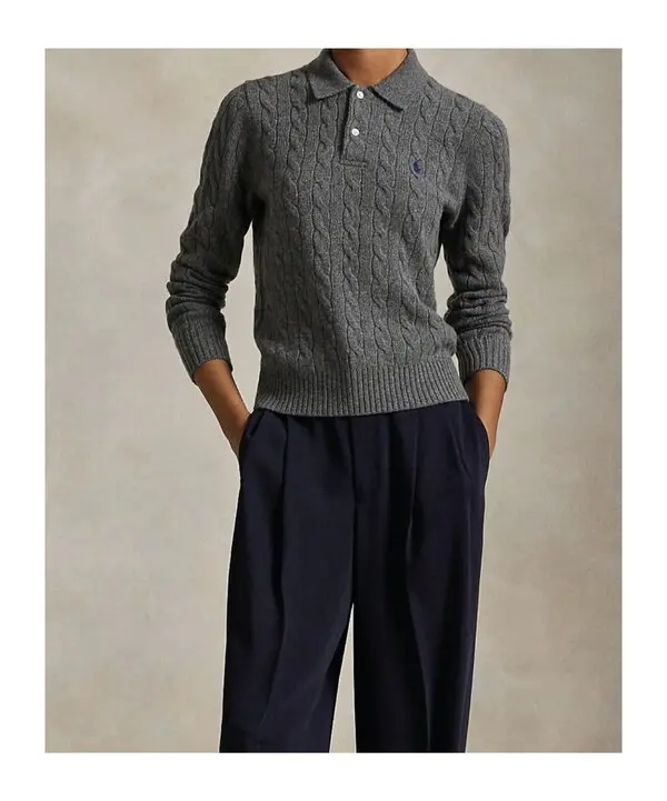 Polo Ralph Lauren Cable Knit Polo Shirt