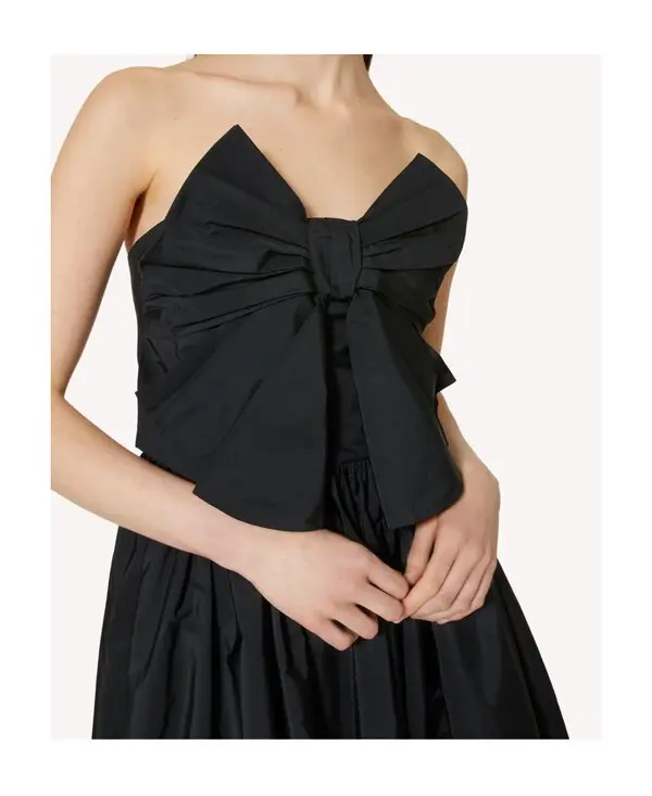 Red Valentino Bow Detailed Strapless