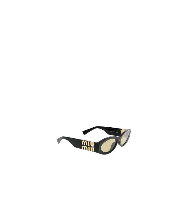 Miu Miu Oval Frame Full Rim Sunglasses