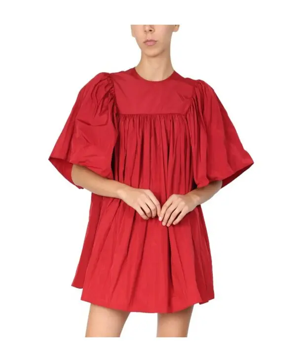 Red Valentino Flared Sleeve Mini Dress