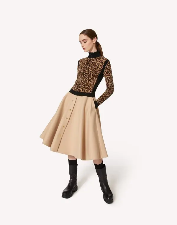 Red Valentino Pleated Skirt