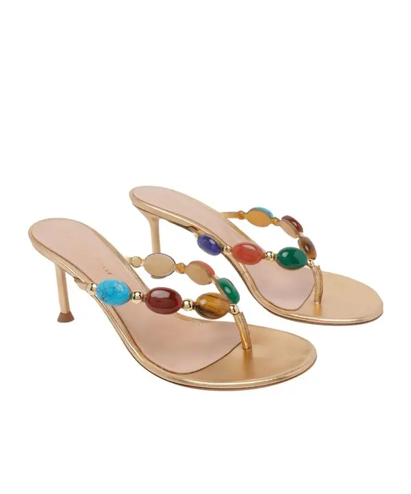 GIANVITO ROSSI Shanti Thong Sandals