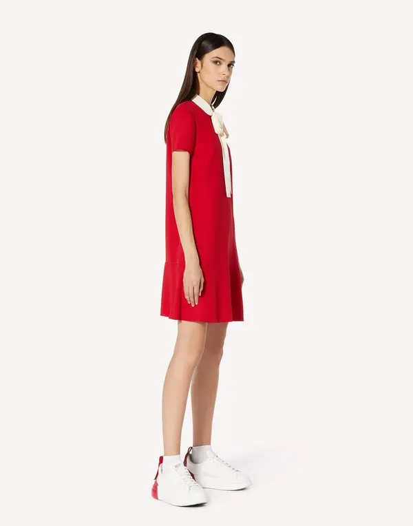 Red Valentino Guan Xiaotong's Same Bow Detail Dress
