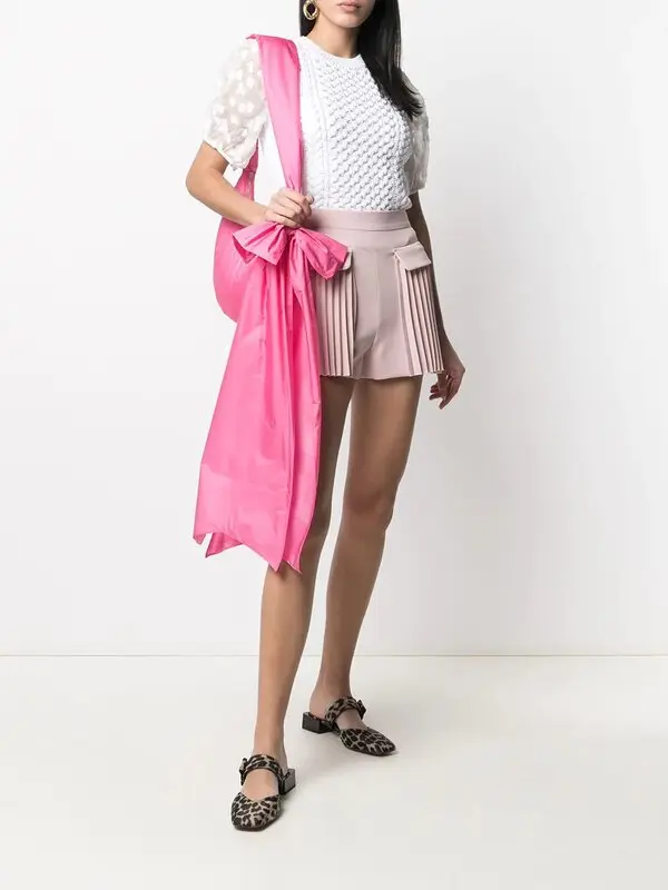 Red Valentino Pleat Pocket Shorts