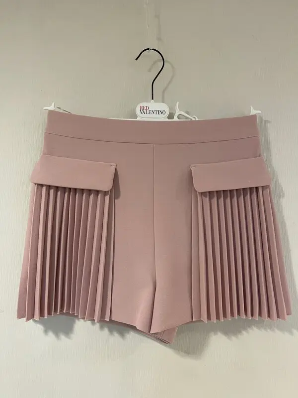 Red Valentino Pleat Pocket Shorts