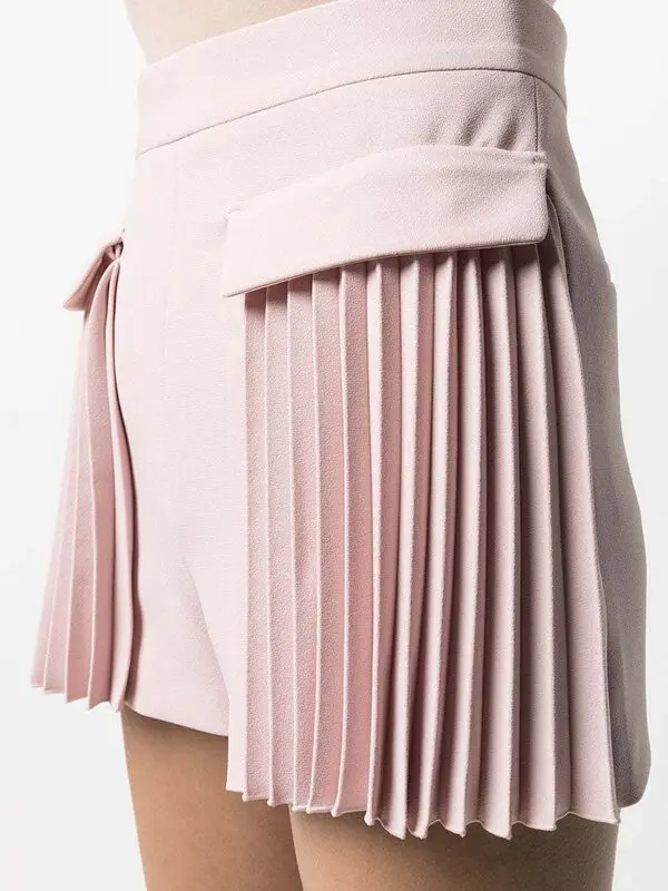 Red Valentino Pleat Pocket Shorts