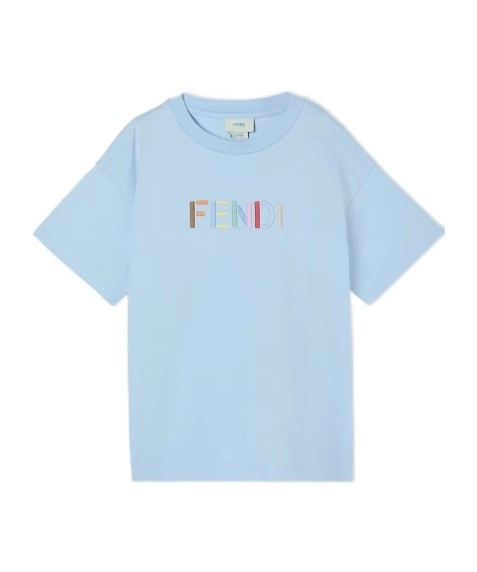 Fendi Logo-embroidered T-shirt
