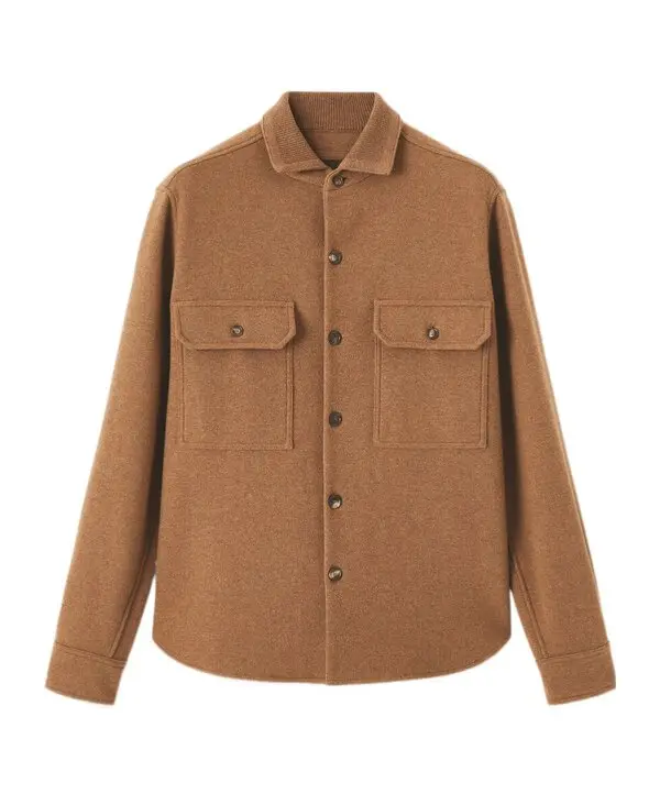 Loro Piana Hazel Overshirt - Walnut Grace