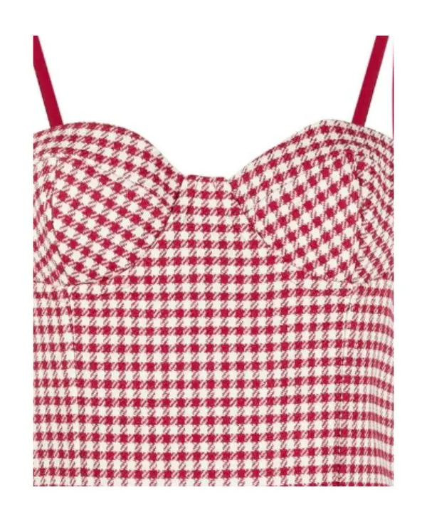 Red Valentino Plaid Jumpsuit