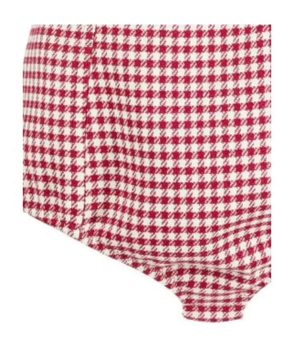 Red Valentino Plaid Jumpsuit