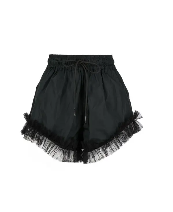Red Valentino Ruffled Shorts