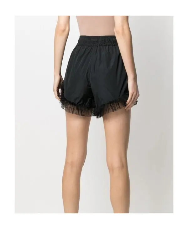 Red Valentino Ruffled Shorts