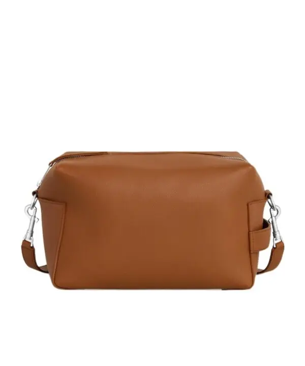 Celine Crossbody Bag Take Away In Smooth Calfskin - Light Brown/black