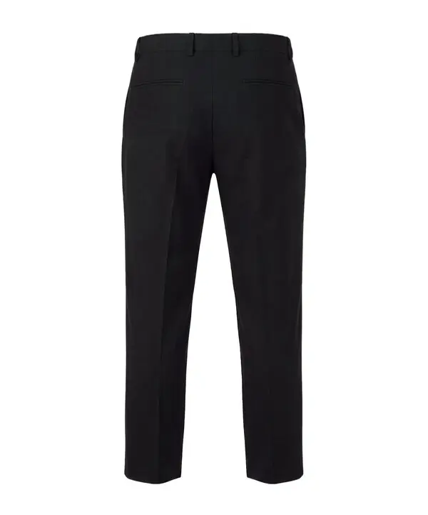 Saint Laurent Fluid Mid-rise Pants - Black