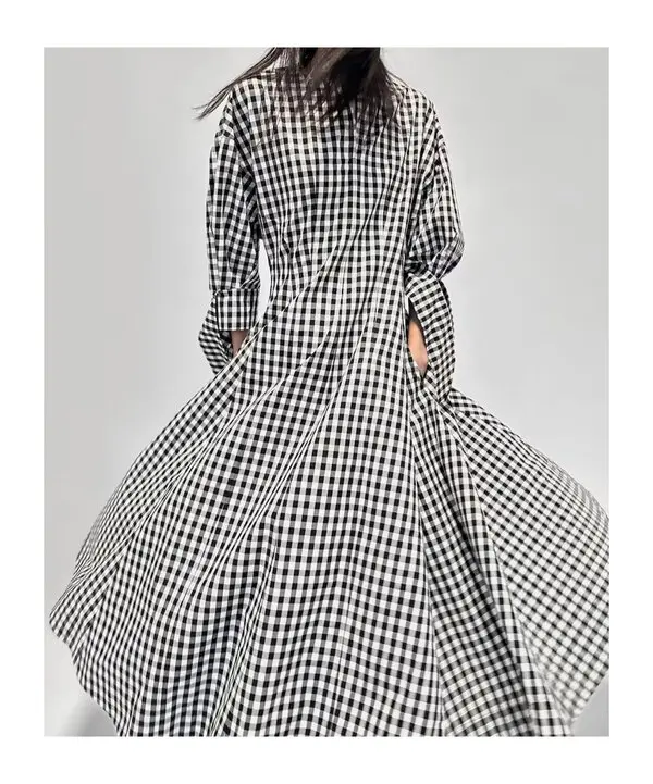 Celine Dress In Vichy Cotton