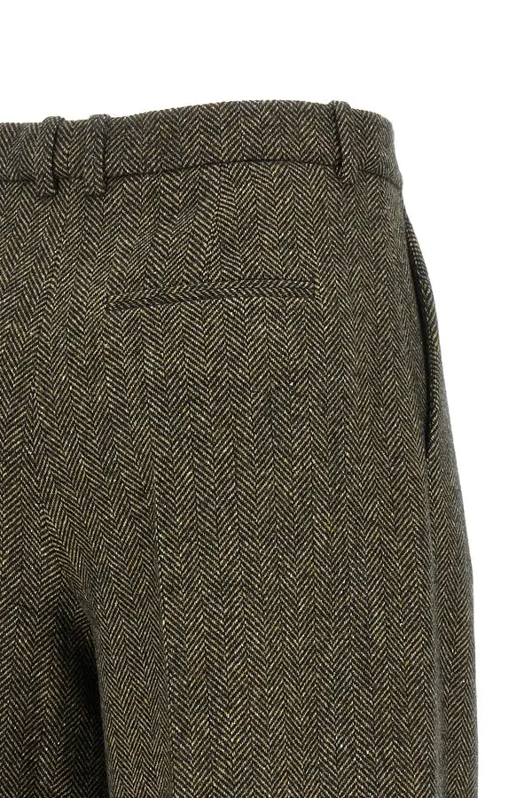 Saint Laurent Mid-rise Tailored Culottes