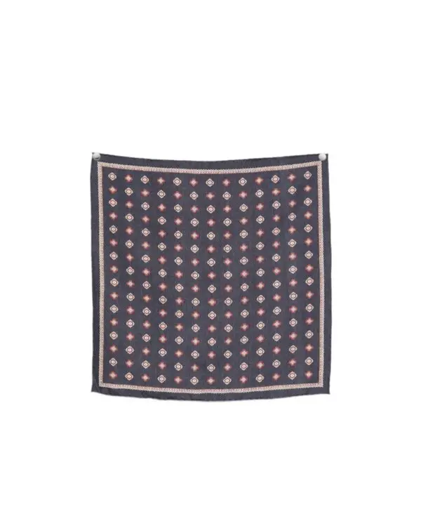 Brunello Cucinelli Geometric-print Handkerchiefs - Black
