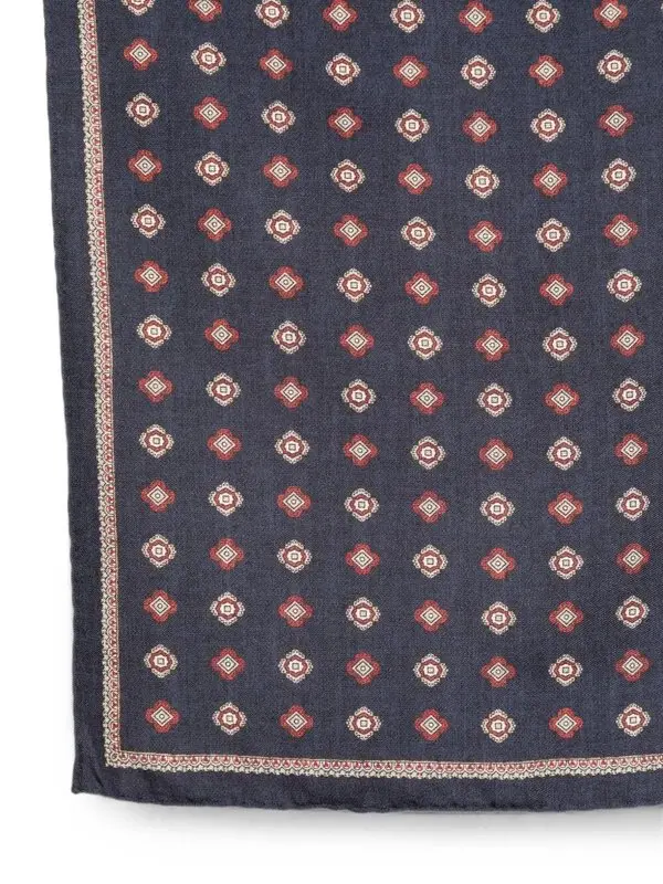 Brunello Cucinelli Geometric-print Handkerchiefs