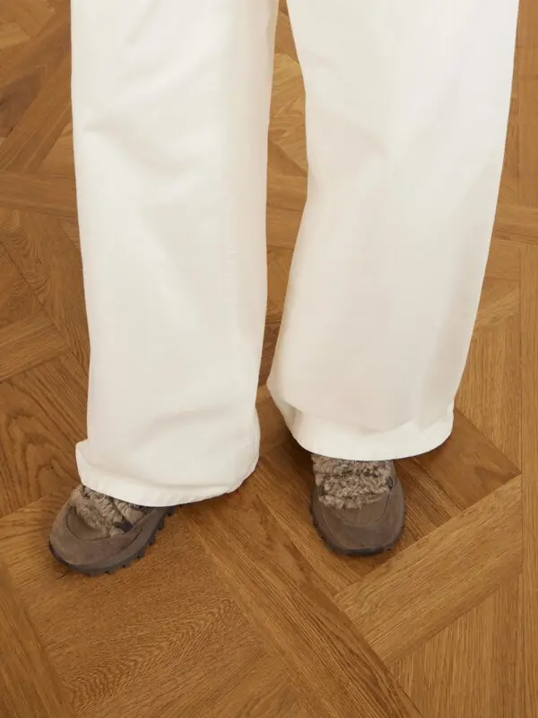 Brunello Cucinelli Beaded Round-toe Sneakers