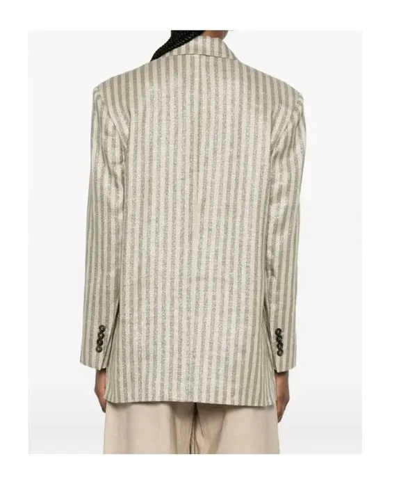 Brunello Cucinelli Relaxed Striped Blazer