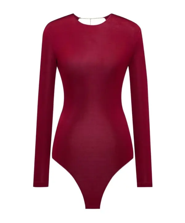 Saint Laurent Open-back Knit Bodysuit
