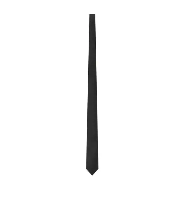 Saint Laurent Tie In Silk Satin