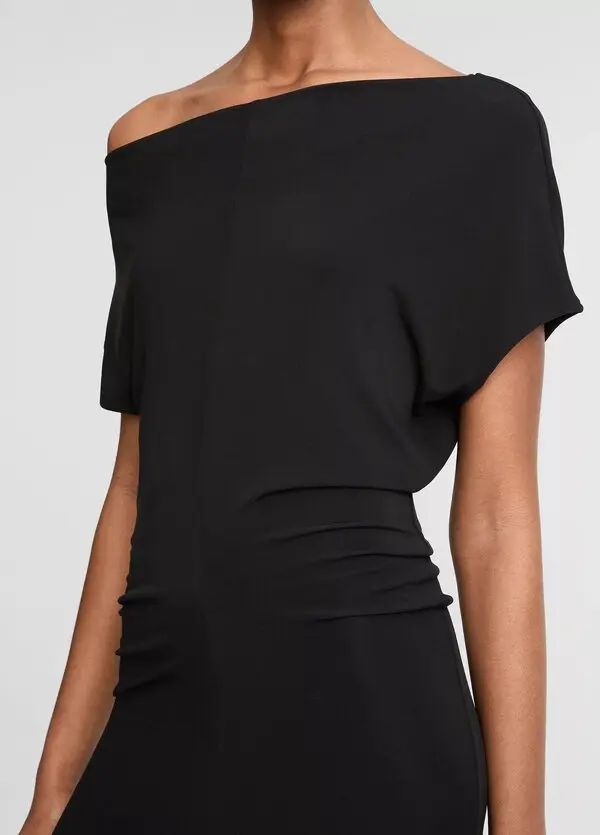 Vince Draped-design Midi Dress