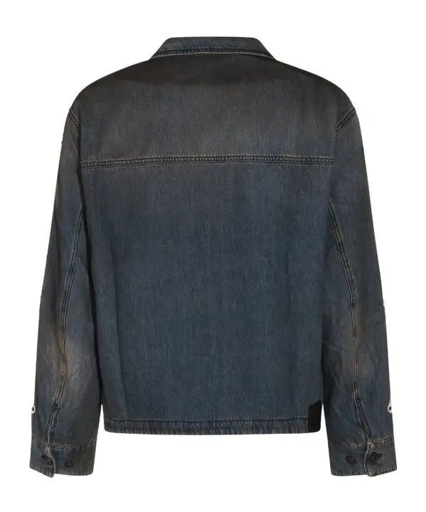 Amiri Logo Detail Denim Jacket - No