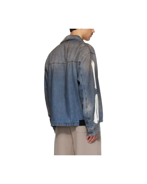 Amiri Logo Detail Denim Jacket - No