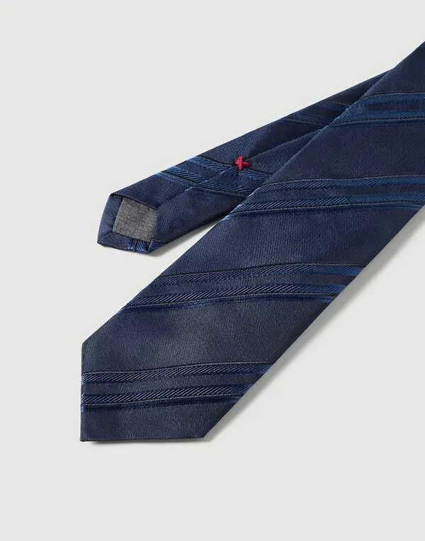 Brunello Cucinelli Textured Striped Tie