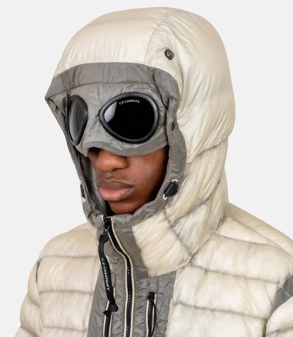 C.P. COMPANY Long-sleeved Hooded Down Jacket