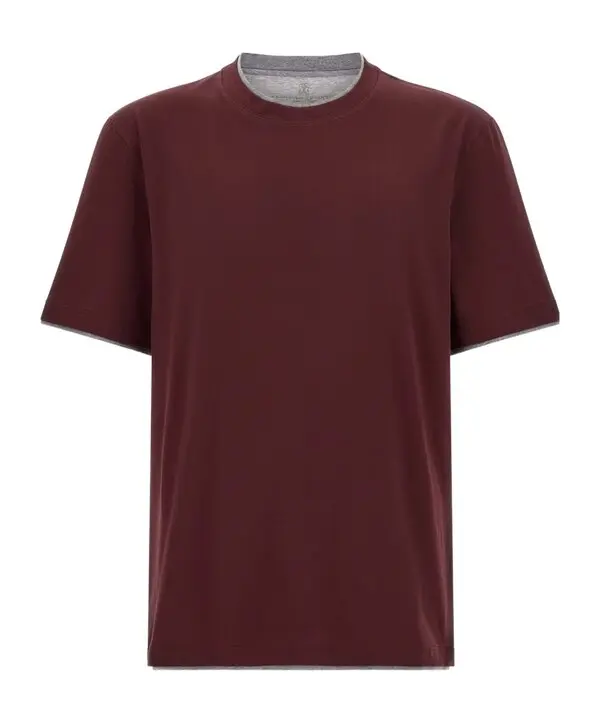 Brunello Cucinelli Double Layer T-shirt