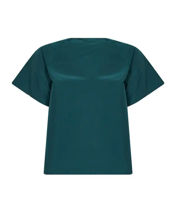 Max Mara Bow Detail Short Sleeve Top - No