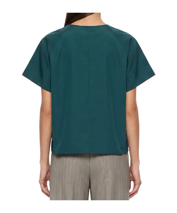 Max Mara Bow Detail Short Sleeve Top - No