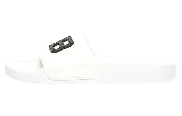 Balenciaga Pool Slides With 3d Bb Logo