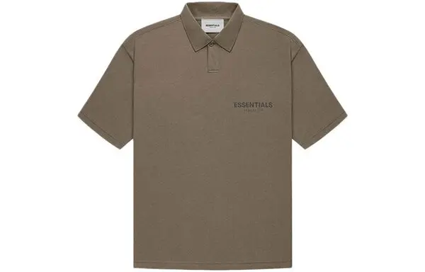 Fear Of God Fw21 Logo Polo Shirt 'harvest