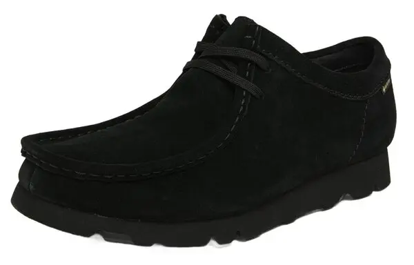 Clarks Wallabee Gore-tex Suede Ankle Shoes - Black
