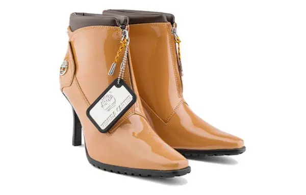 Timberland X Veneda Carter Zip Boots 'wheat Patent Leather