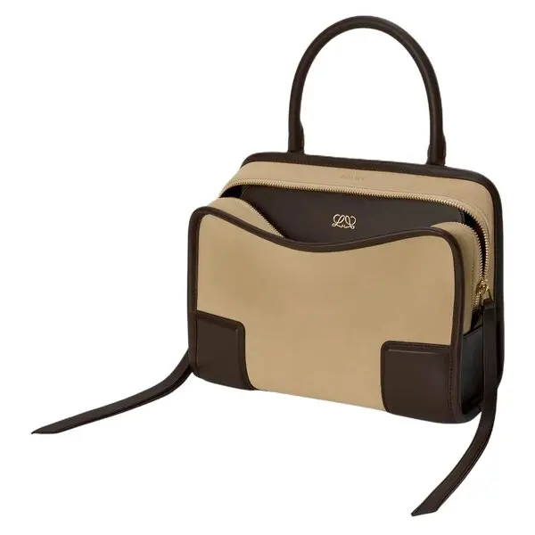 Loewe Small Amazona 180 Bag 'oro Chocolat
