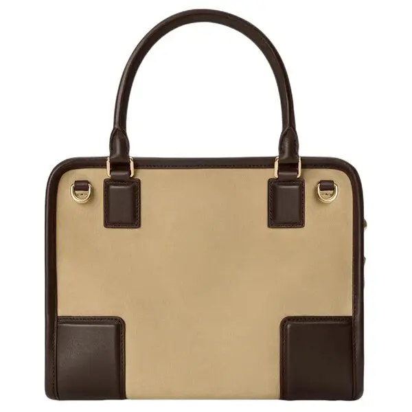 Loewe Small Amazona Bag - Oro/chocolat