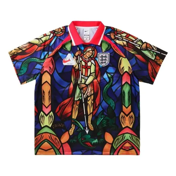 Nike England X Palace Dri-fit Football Jersey - Bright Crimson