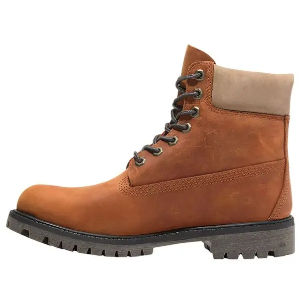 Timberland 6 Inch Premium Waterproof Lace Up Boots - Medium Orange