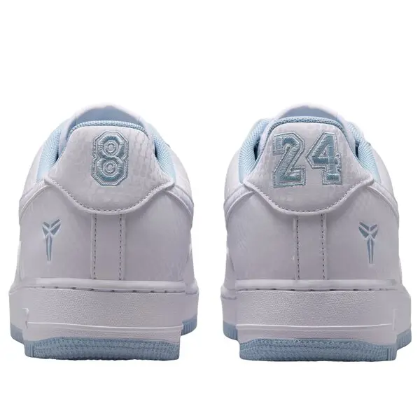 Nike Kobe Air Force 1 Low "lower Merion High Away - White/armory Blue