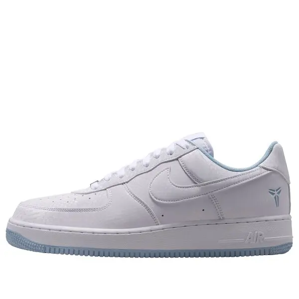Nike Kobe Air Force 1 Low "lower Merion High Away - White/armory Blue