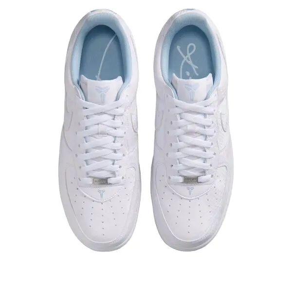 Nike Kobe Air Force 1 Low "lower Merion High Away - White/armory Blue