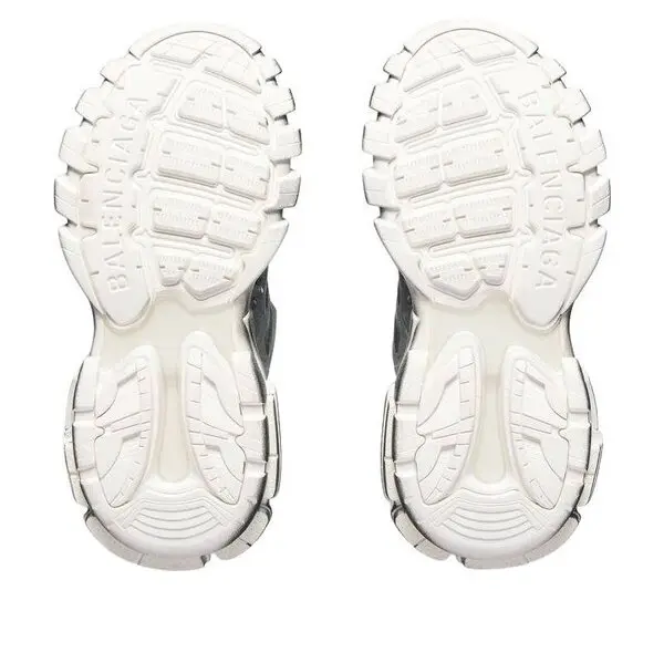 Balenciaga Track Stencil Logo Sneaker - Black/white