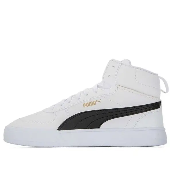 PUMA Caven Mid High-top Sneakers - White/black