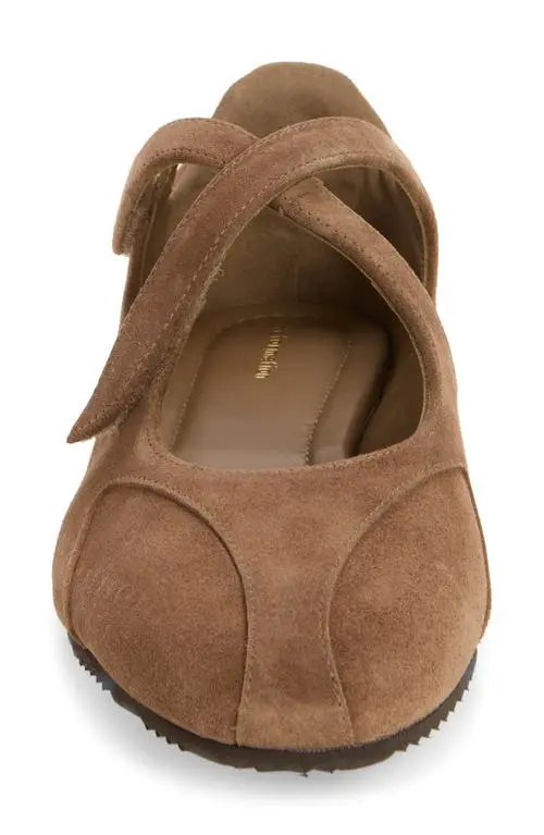 REFORMATION Terra Ballet Sneaker - Farro Suede