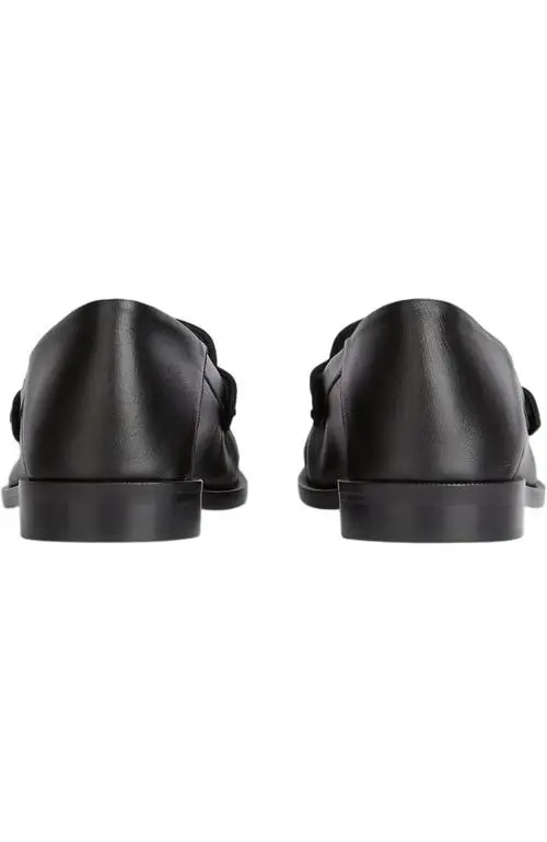 Balmain Sync Smooth Leather Loafers